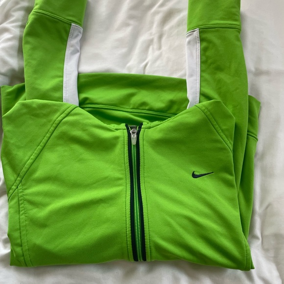 Nike | Jackets & Coats | Drifit Green Nike Jacket | Poshmark